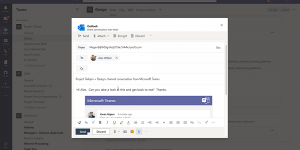 Microsoft Adds New Outlook Integration, Other Features to Teams - My ...