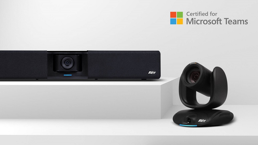 AVer CAM550, VB342 Pro 4K PTZ Cameras Certified for Microsoft Teams ...