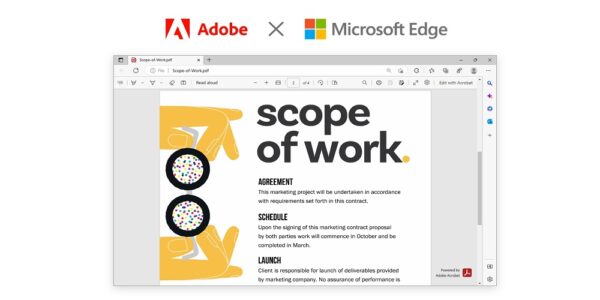 Microsoft, Adobe Launch Acrobat Integration in Edge Browser - My ...