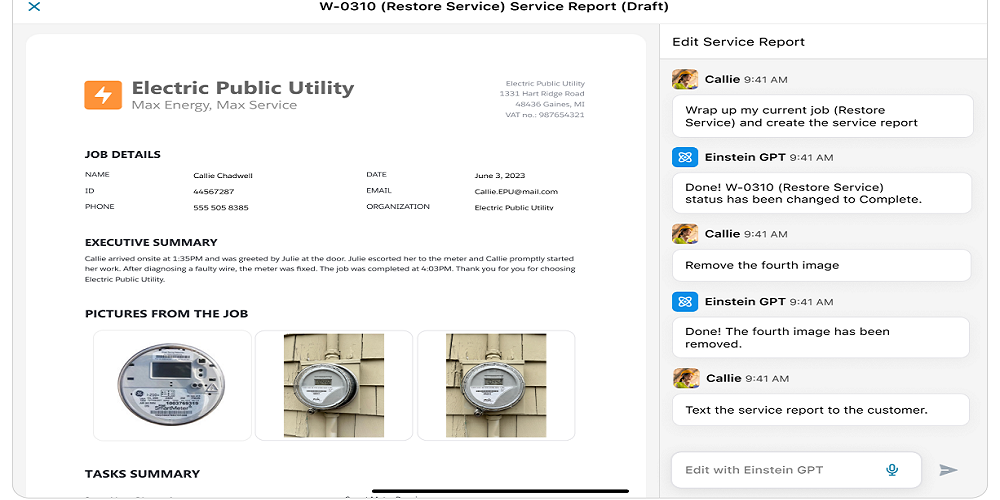 Salesforce Announces New Einstein GPT Capabilities in Field Service ...